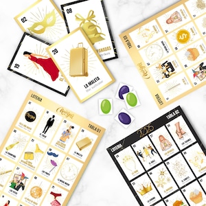 Loteria Año Nuevo 2025, New Year Loteria, 40 Boards, New Year's Eve ...