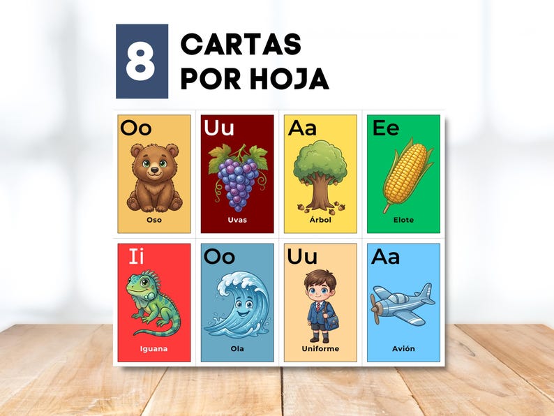 Spanish Vowels Loteria Game: 50 Printable Boards for ESL Classroom and ...