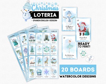 Loteria Nacimiento Loteria Navidena Para Toda La Familia - Etsy Canada