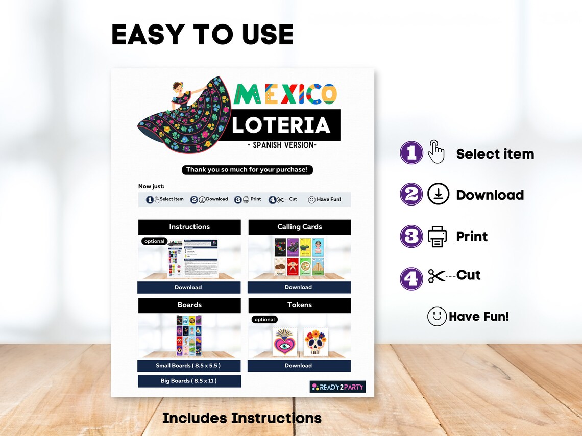 Mexican Loteria, Loteria Mexicana, 100 Boards, 54 Calling Cards, Viva ...