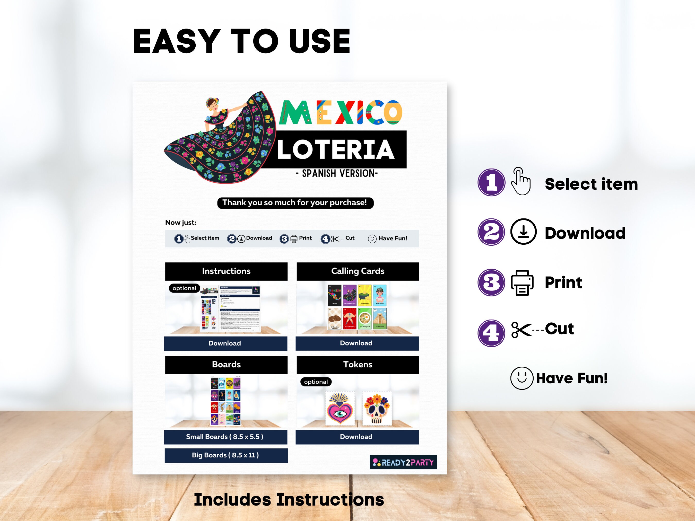 Mexican Loteria, Loteria Mexicana, 100 Boards, 54 Calling Cards, Viva ...