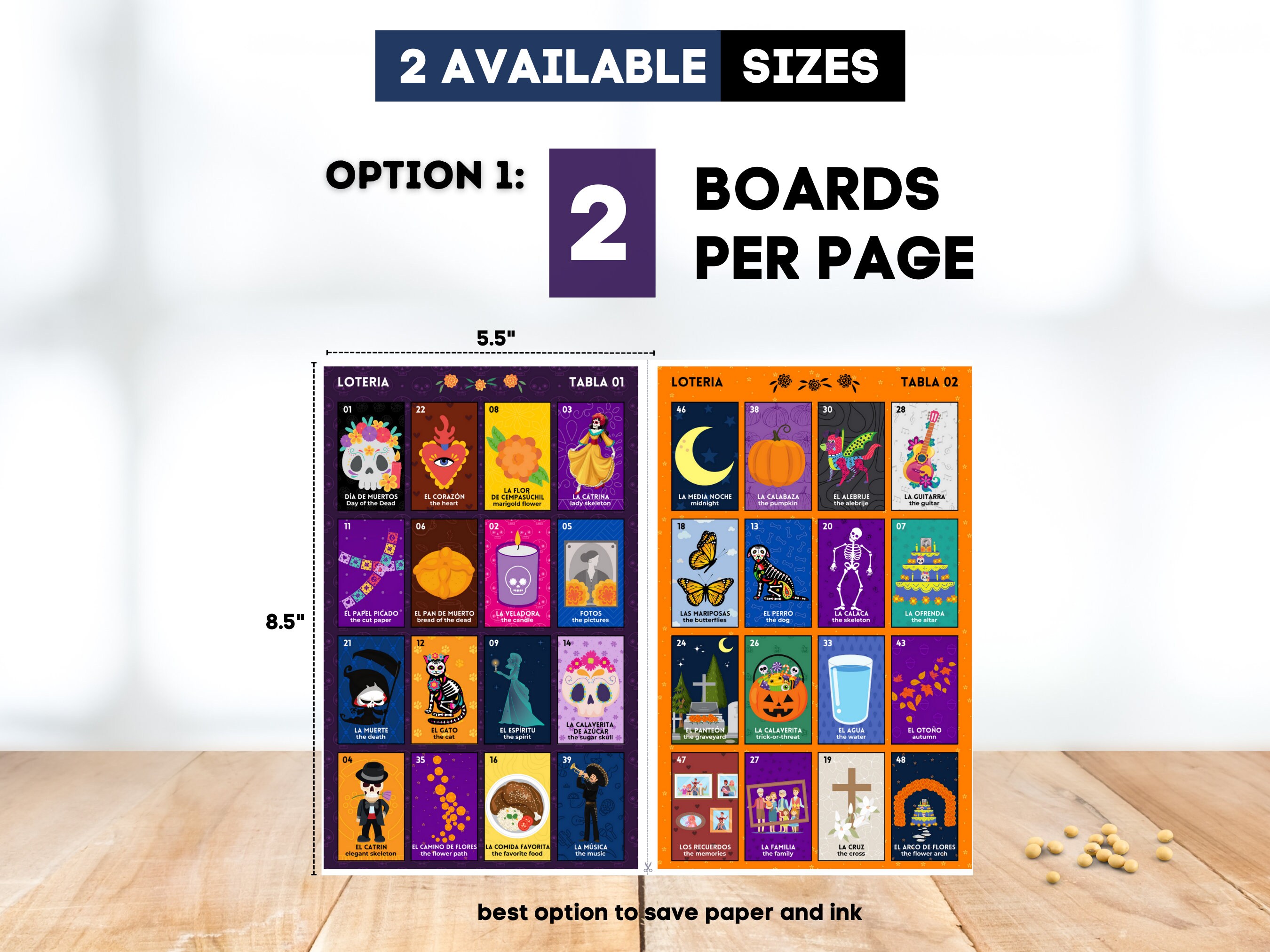 Día De Muertos Loteria Day of the Dead Bingo 20 Boards 48 - Etsy