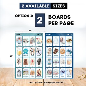 Father's Day Loteria, Loteria Día Del Padre, 60 Boards, 54 Cards ...