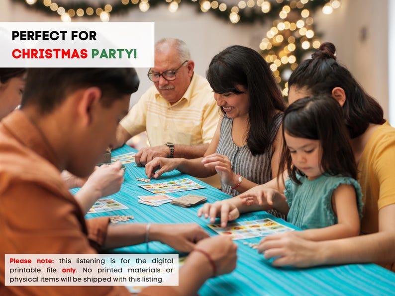 Loteria Navideña, 40 Boards, Spanish Christmas Holiday Bingo, (digital ...