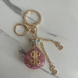 Bling Money Bag Keychain - Etsy