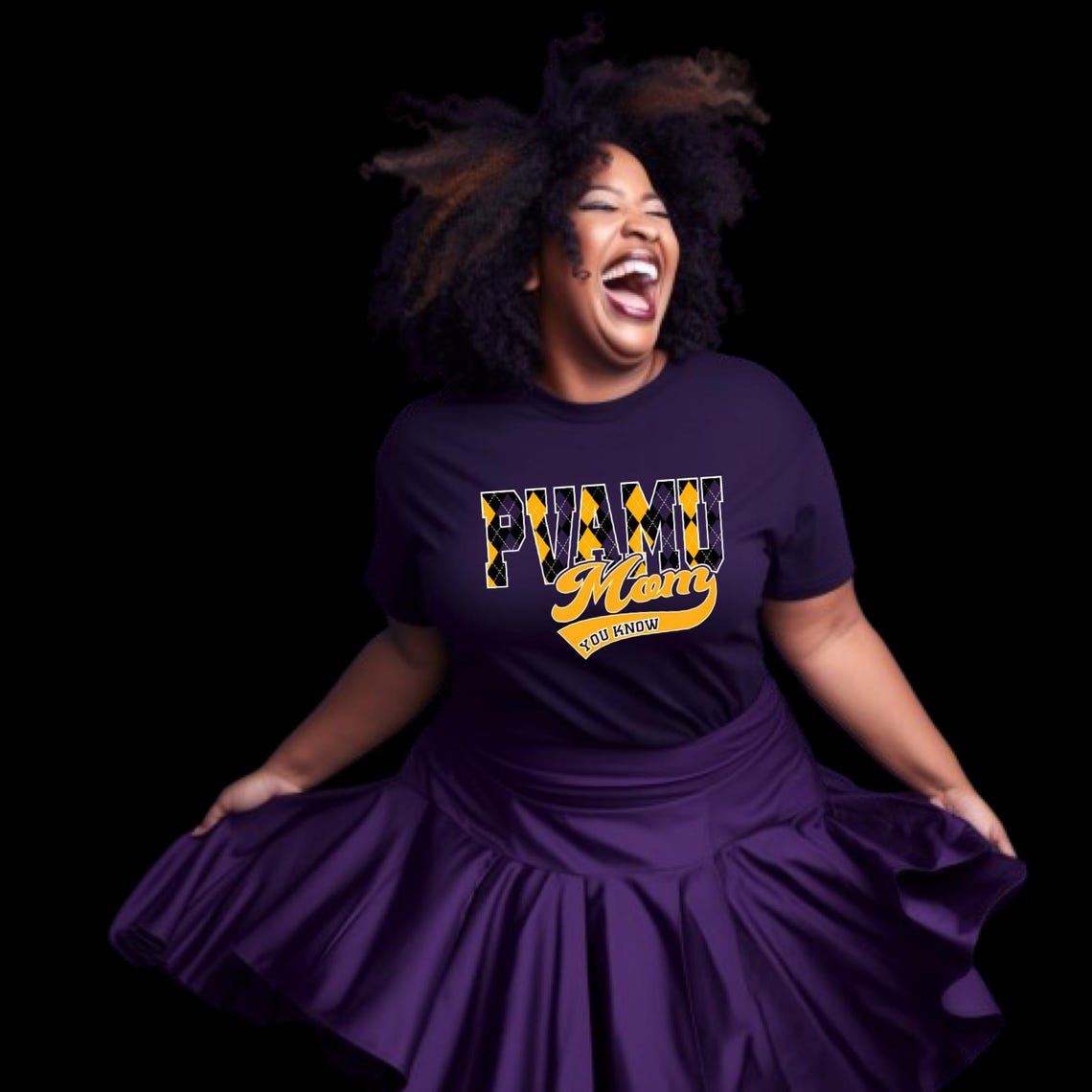 Pvamu Argyle Mom T-shirt - Etsy