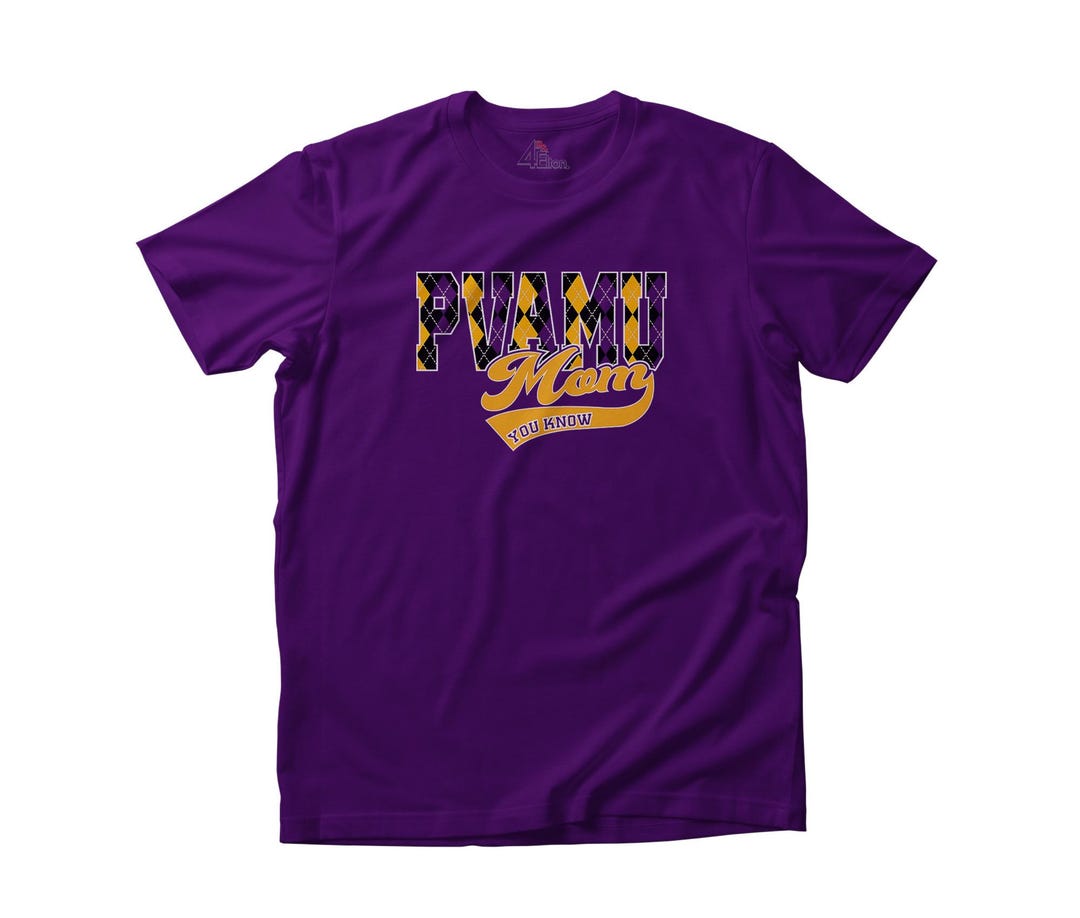Pvamu Argyle Mom T-shirt - Etsy