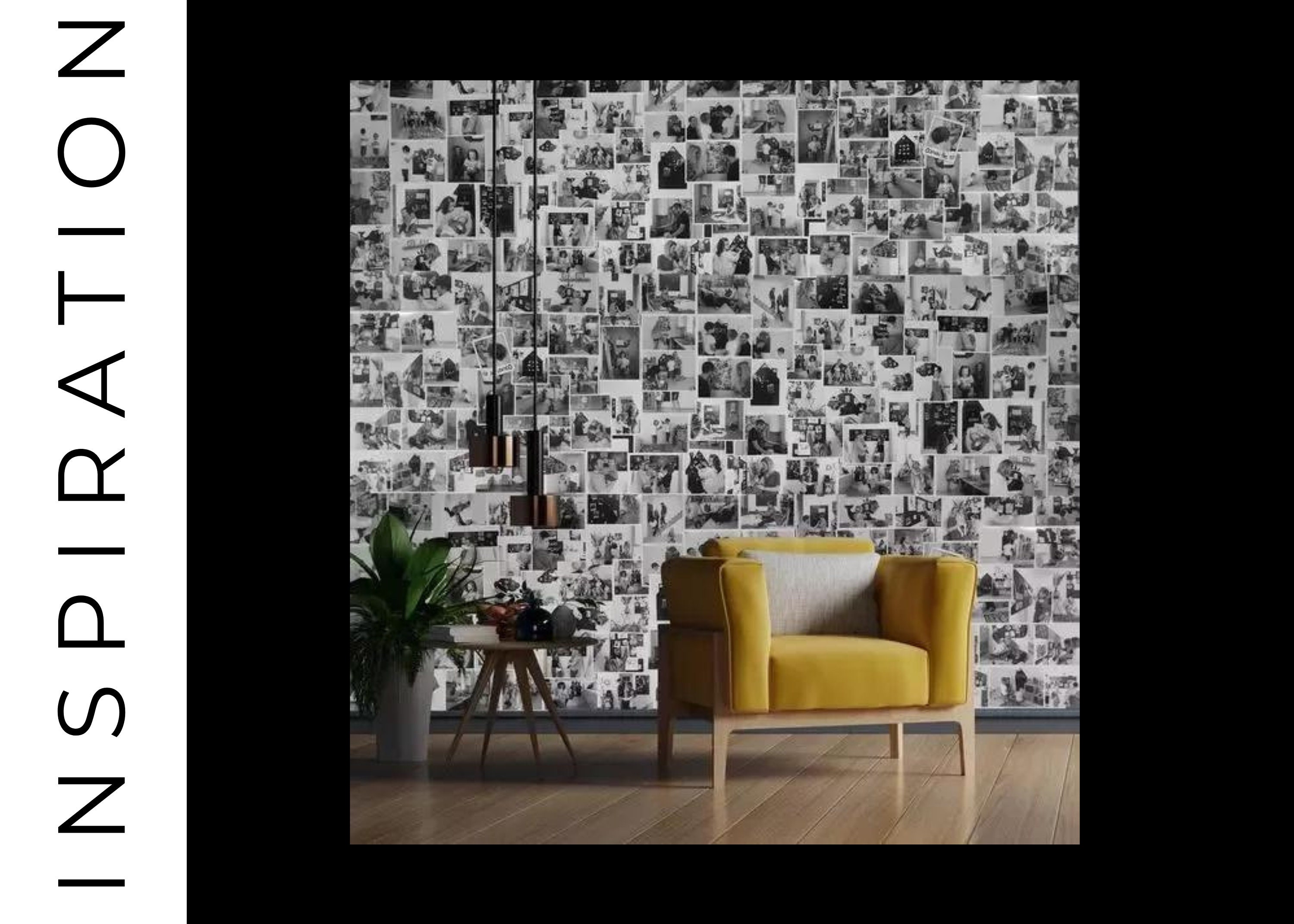 BLACK AND WHITE Collage Kit Wall Decor, Instant Download, Wall Collage ...