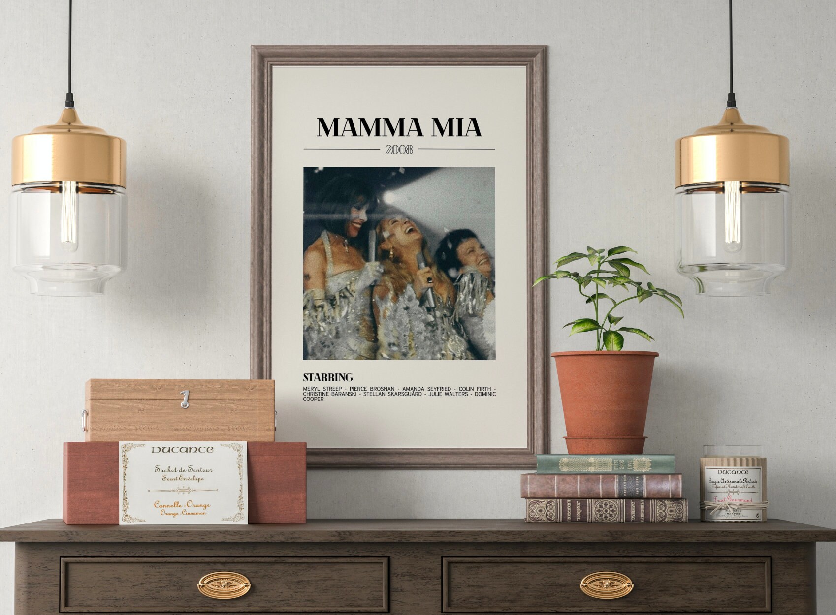 MAMMA MIA Aesthetic Movie Poster, Vintage Movie Prints, Digital ...