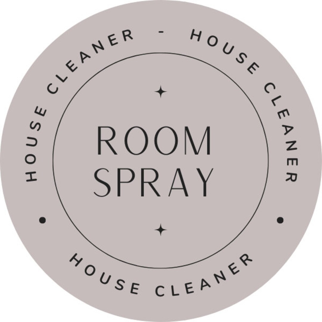 Round Template Printable Stickers Digital Download Cleaning - Etsy