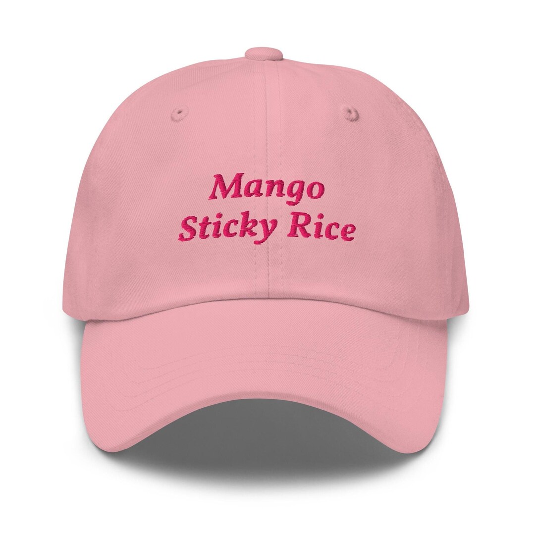 Custom Embroidered Mango Sticky Rice Cap Unique Hat Thai Food Hat ...