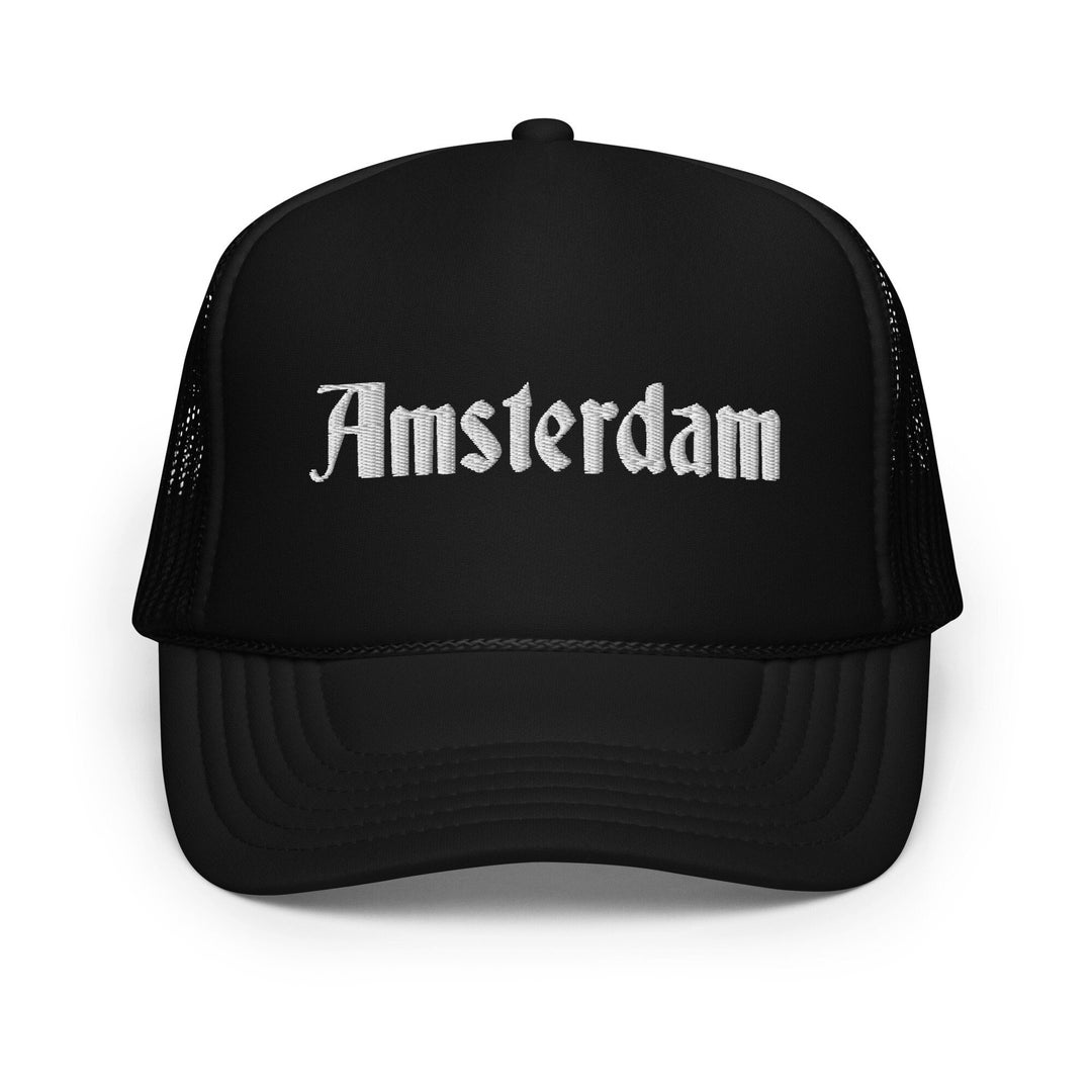 Amsterdam Embroidered Trucker Hat – Stylish Hat for City Lovers ...