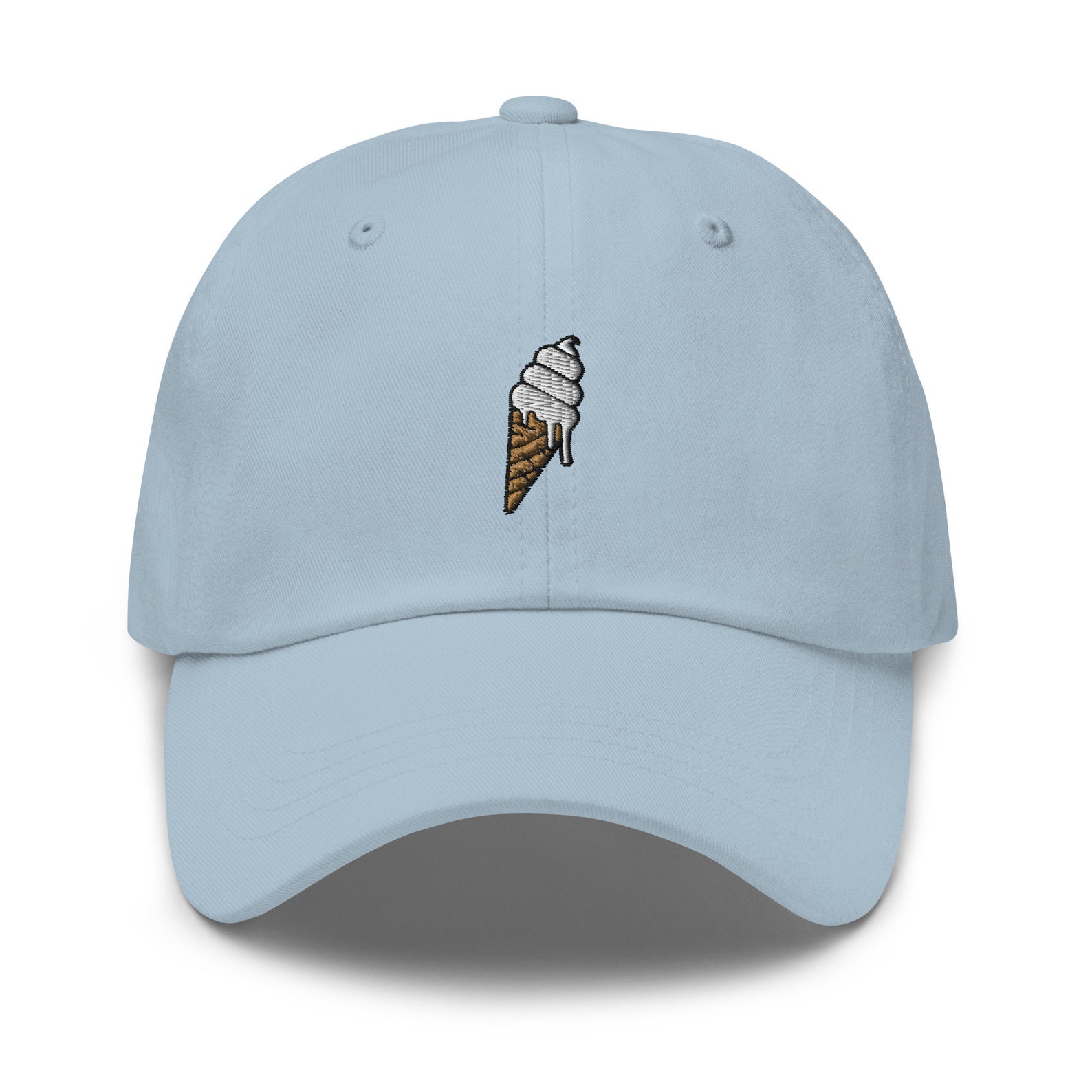 Ice Cream Cone Embroidered Dad Hat Waffle Cone Baseball Cap - Etsy