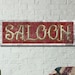 Saloon Bar Wall Decor Canvas Gallery Wraps Vintage Retro Distressed ...