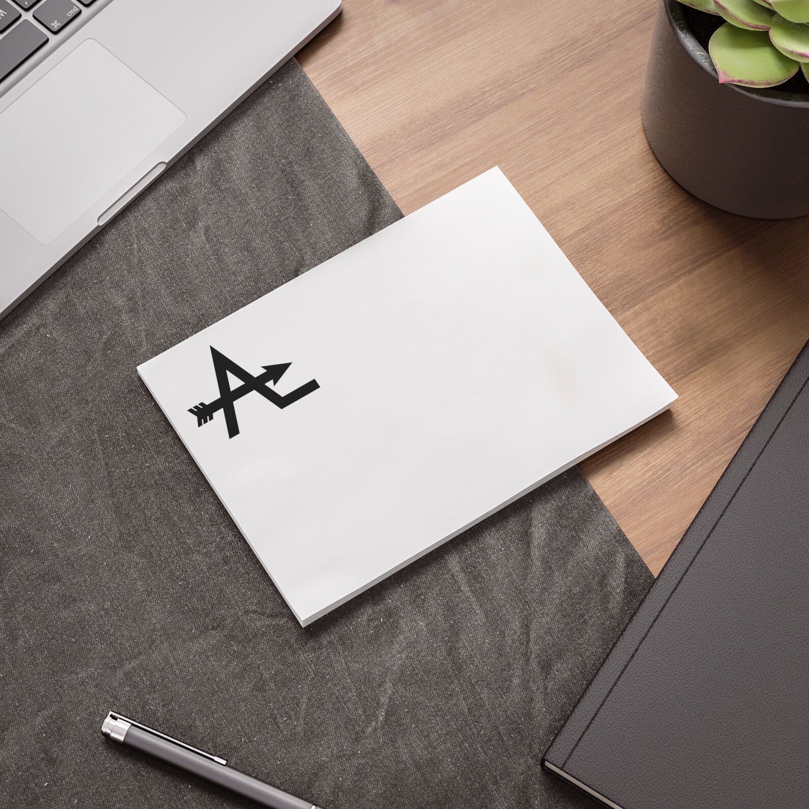 CUSTOM CATTLE BRAND Post-it® Note Pads Rustic Western Office Decor ...