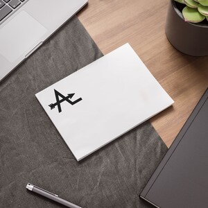 CUSTOM CATTLE BRAND Post-it® Note Pads Rustic Western Office Decor ...