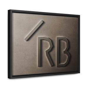 CUSTOM CATTLE BRAND Livestock Framed Canvas Western Wall Decor Embossed ...