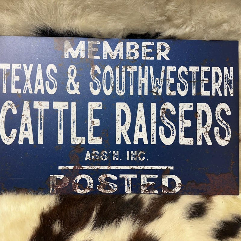 Cattle Sign - Etsy