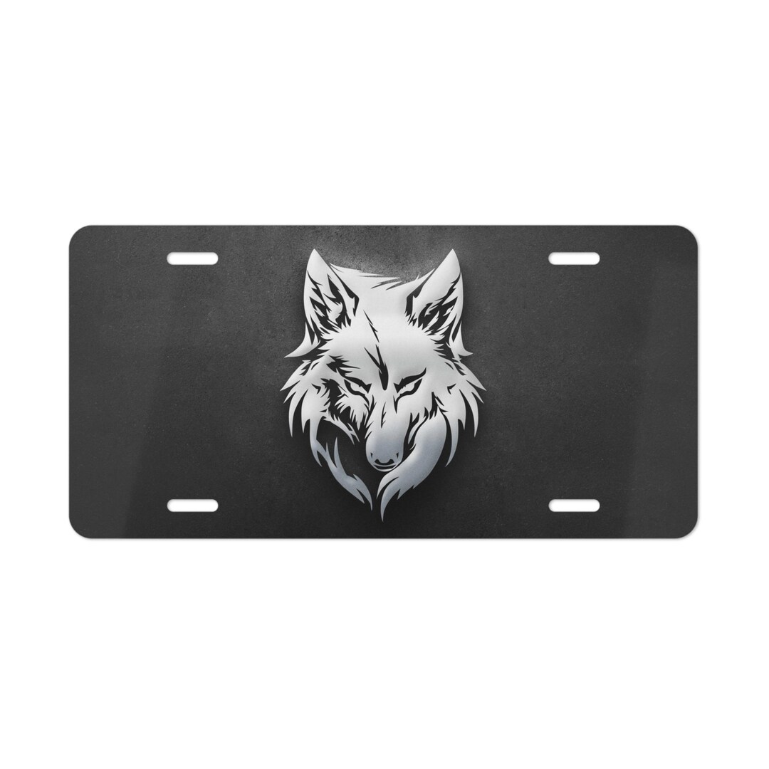 Coyote Head Custom License Plate Coyote Engine Predator Hunter Caller ...