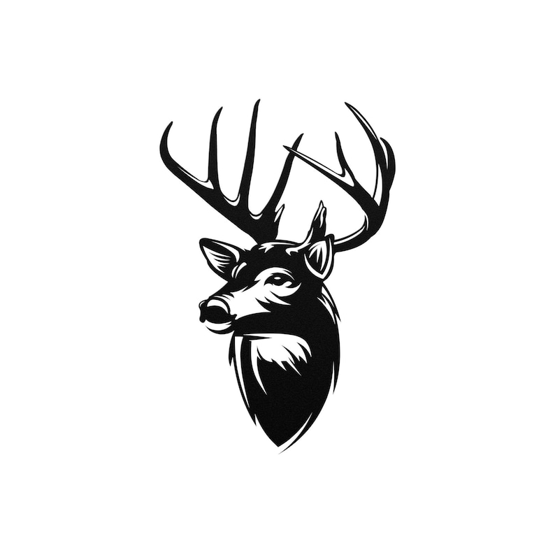 Big Whitetail Buck Wildlife Metal Wall Art Cutout Rustic Wall Decor ...