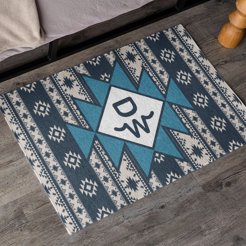 Western Area Rug - Etsy