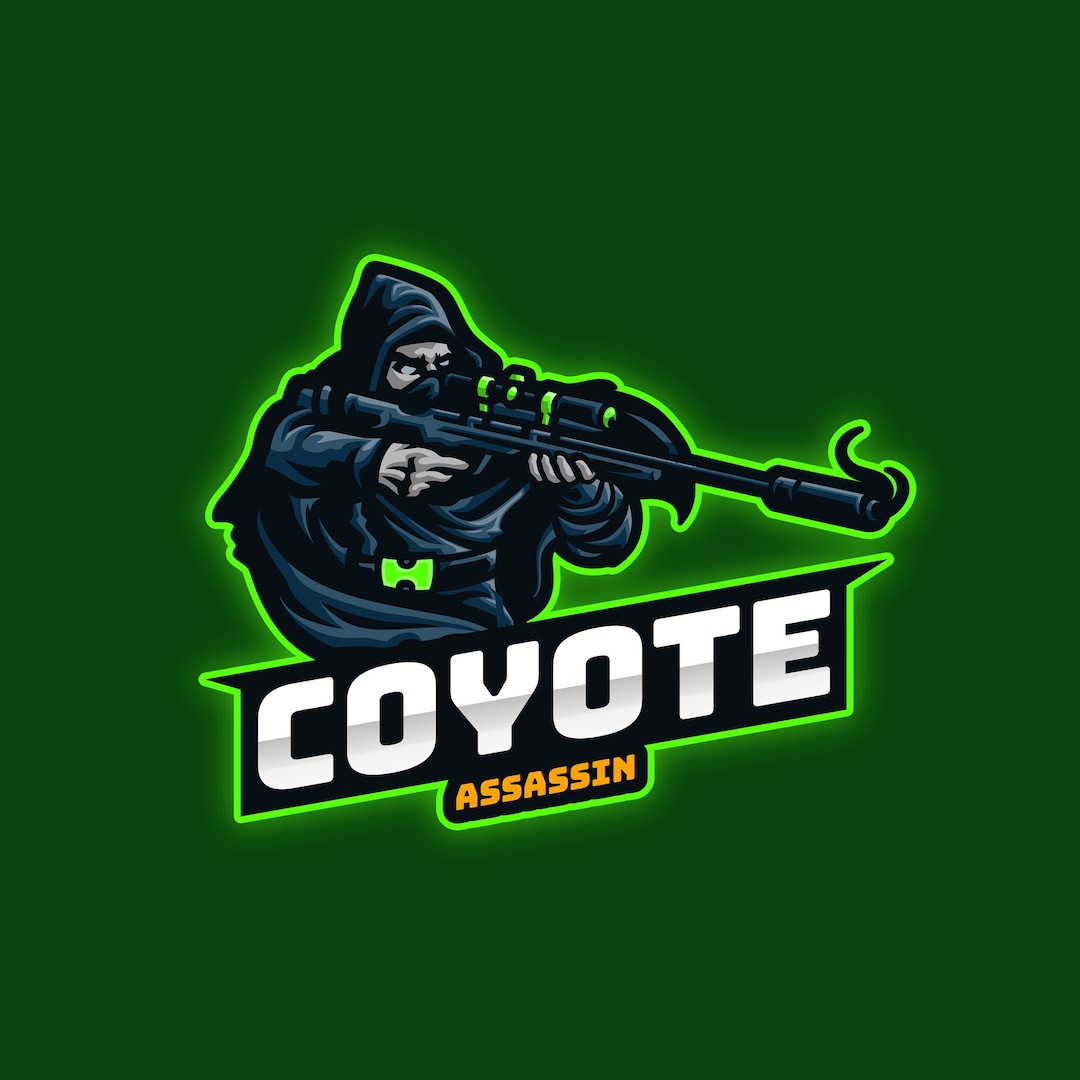 Coyote Assassin Hunter Sticker Decal - Perfect Gift Idea for Coyote ...