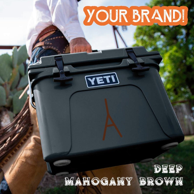 Custom Cattle Brand Cast Vinyl Decal Ranch and Farm Logo - Etsy