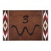 CUSTOM CATTLE BRAND Aztec Area Rugs Southwestern Style Branded Stamped ...