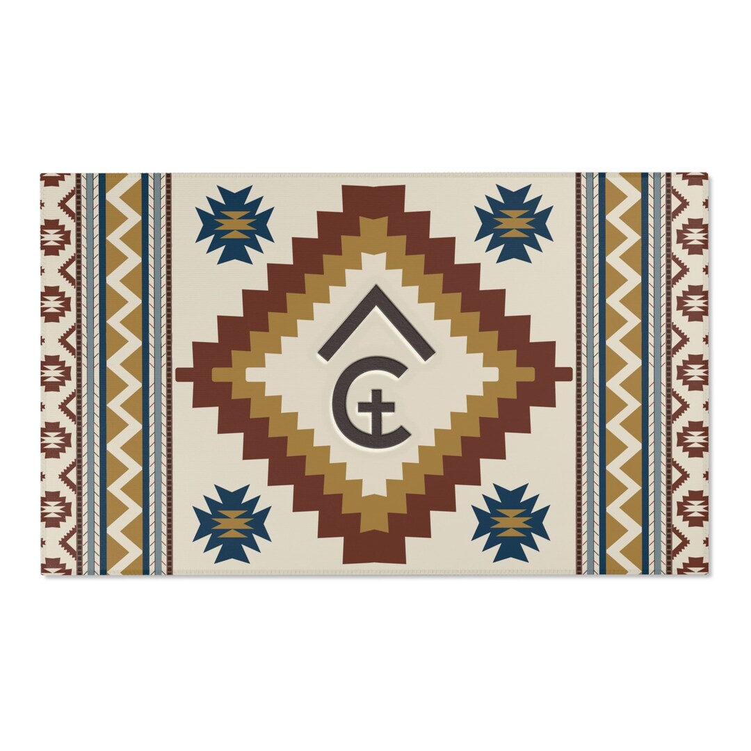 CUSTOM CATTLE BRAND Aztec Southwestern Style Rustic Ranch Boho Home ...