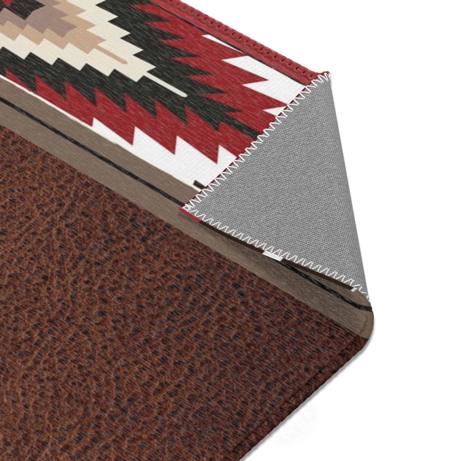 CUSTOM CATTLE BRAND Aztec Area Rugs Southwestern Style Branded Stamped ...