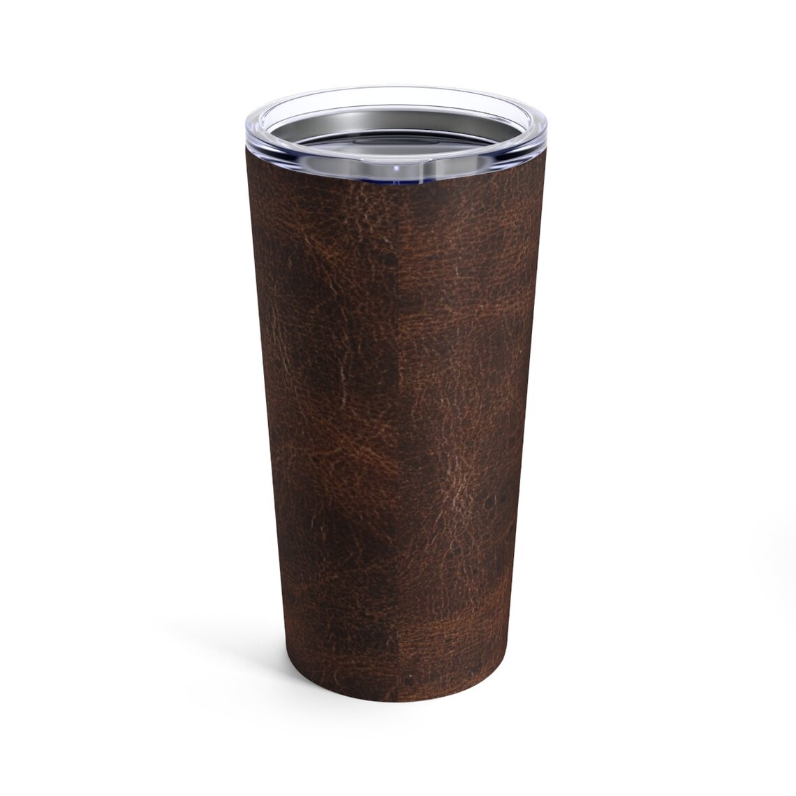CUSTOM CATTLE BRAND Branded Leather Looking Rustic Western 20oz Tumbler ...