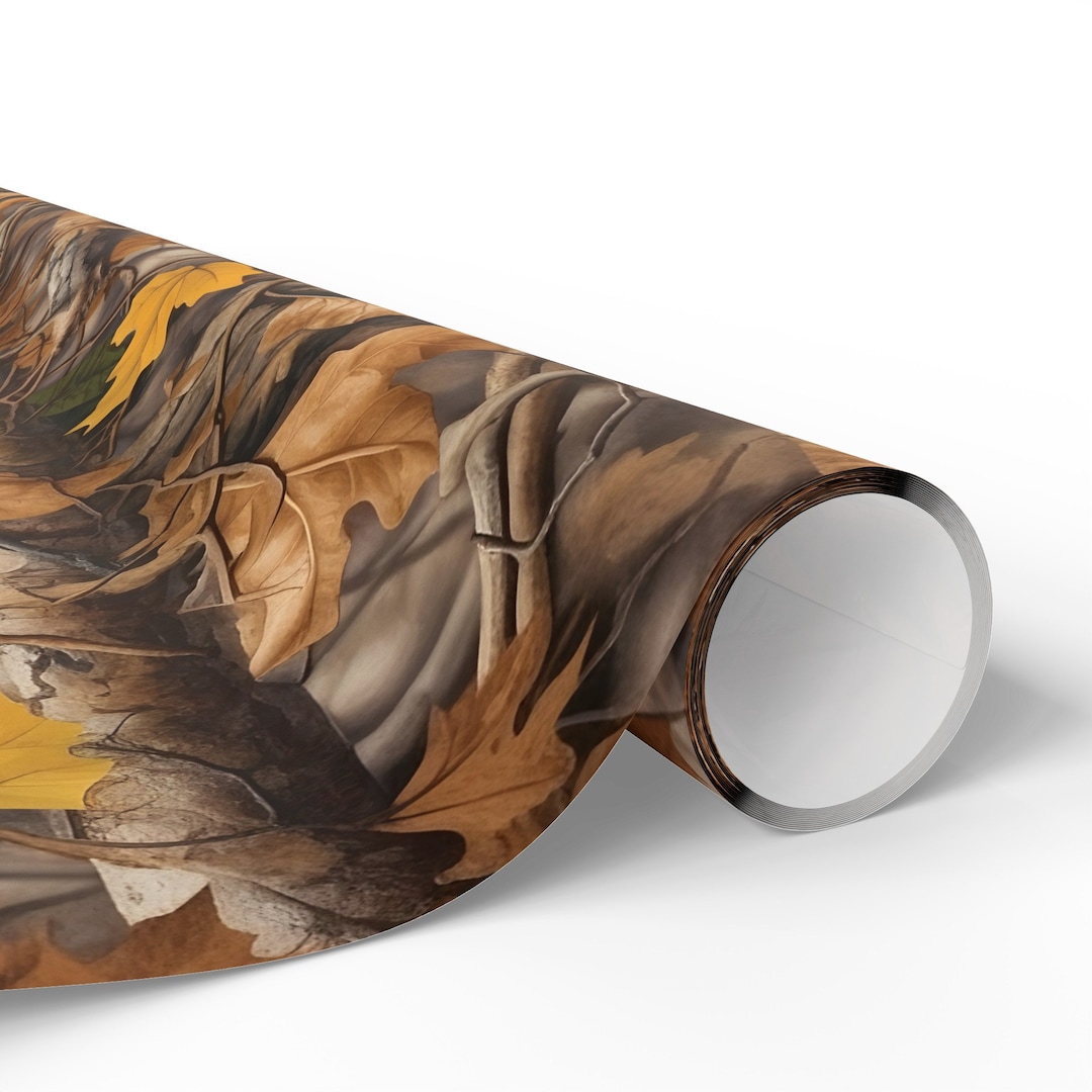 Camo Wrapping Paper Hunter Christmas Gift Wrapping Paper Camouflage ...