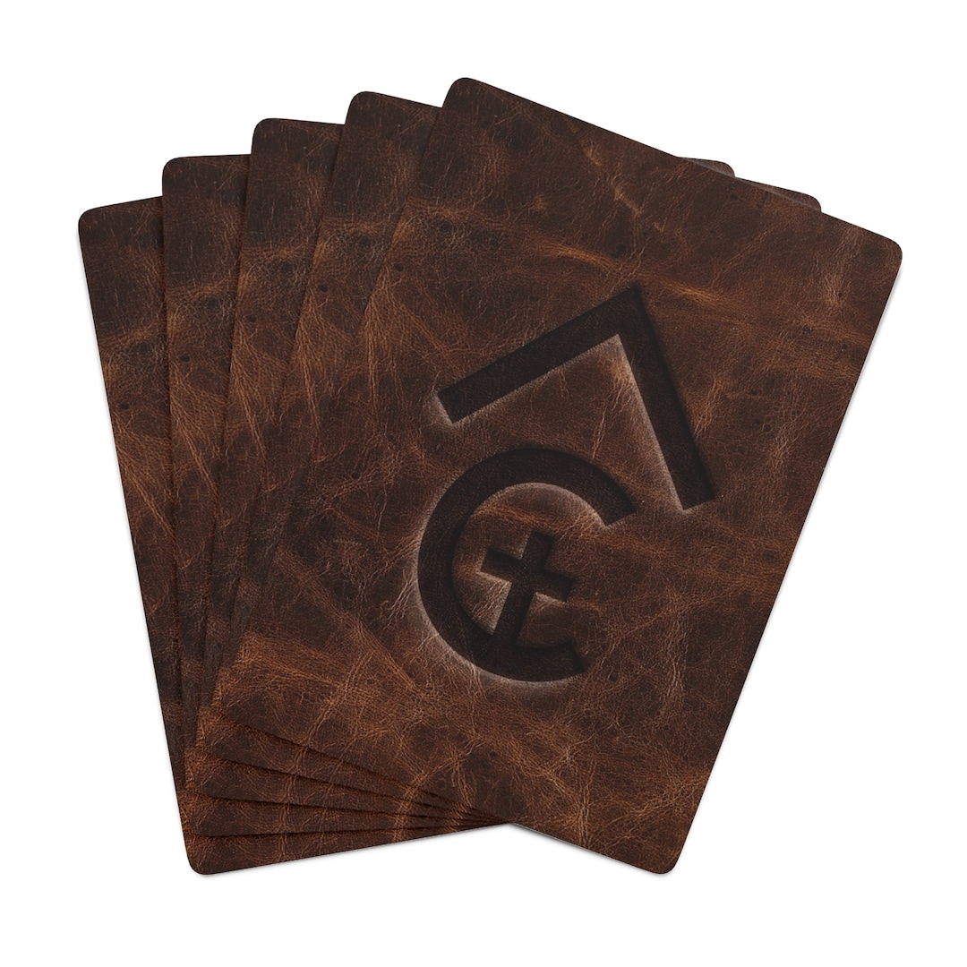 CUSTOM CATTLE BRAND Personalized Playing Cards Western Poker Cards Home ...