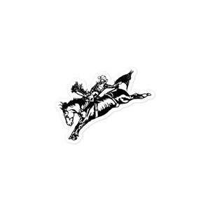 Garrett Shadbolt Saddle Bronc Rider PRCA Rodeo Western Art Sticker ...