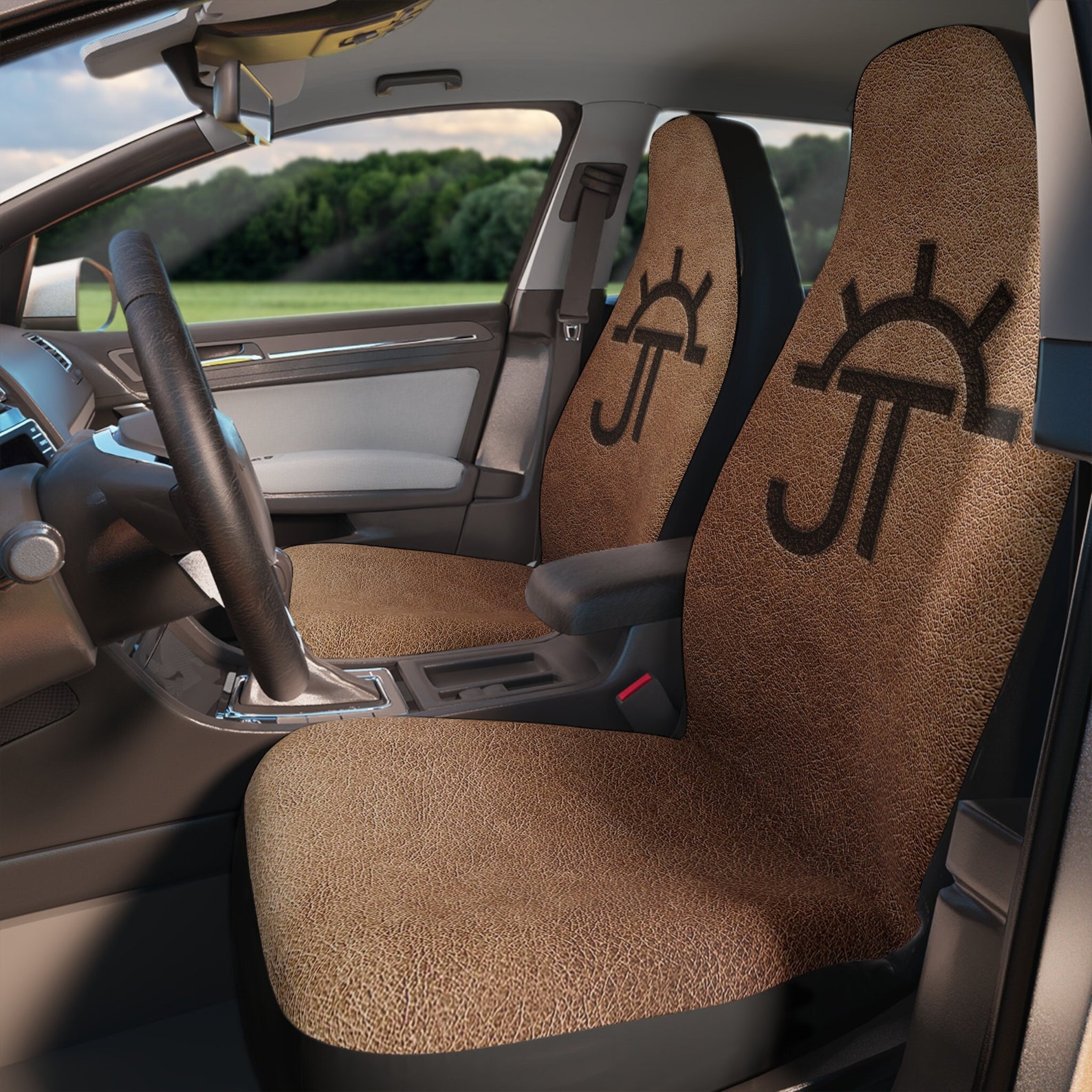 Personalized Cattle Brand Universal Bucket Seat Vehicle Seat Covers ...