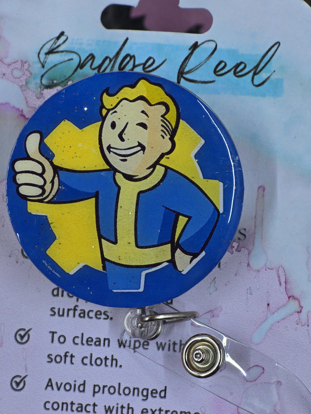 Vault Boy Fallout Badge Reel - Etsy
