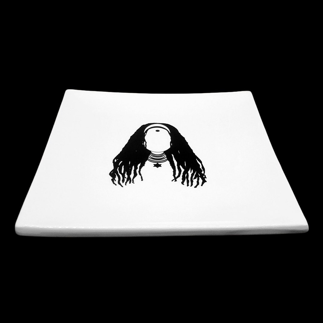 10 Square Locs Porcelain Ceramic Dinner Plate Modern Platter Dish Decor ...