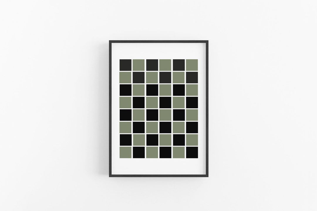 Checkerboard Print | Checkerboard | Digital Download | Trendy Wall Art ...