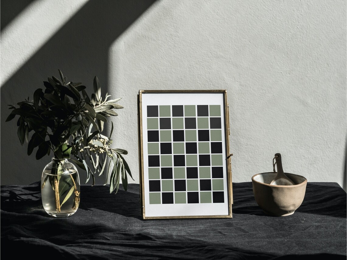 Checkerboard Print | Checkerboard | Digital Download | Trendy Wall Art ...