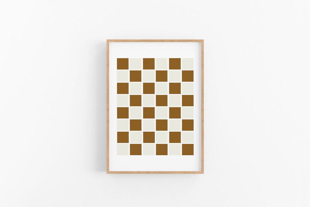 Checkerboard Printable Art | Digital Download | Trendy Wall Art | Home ...