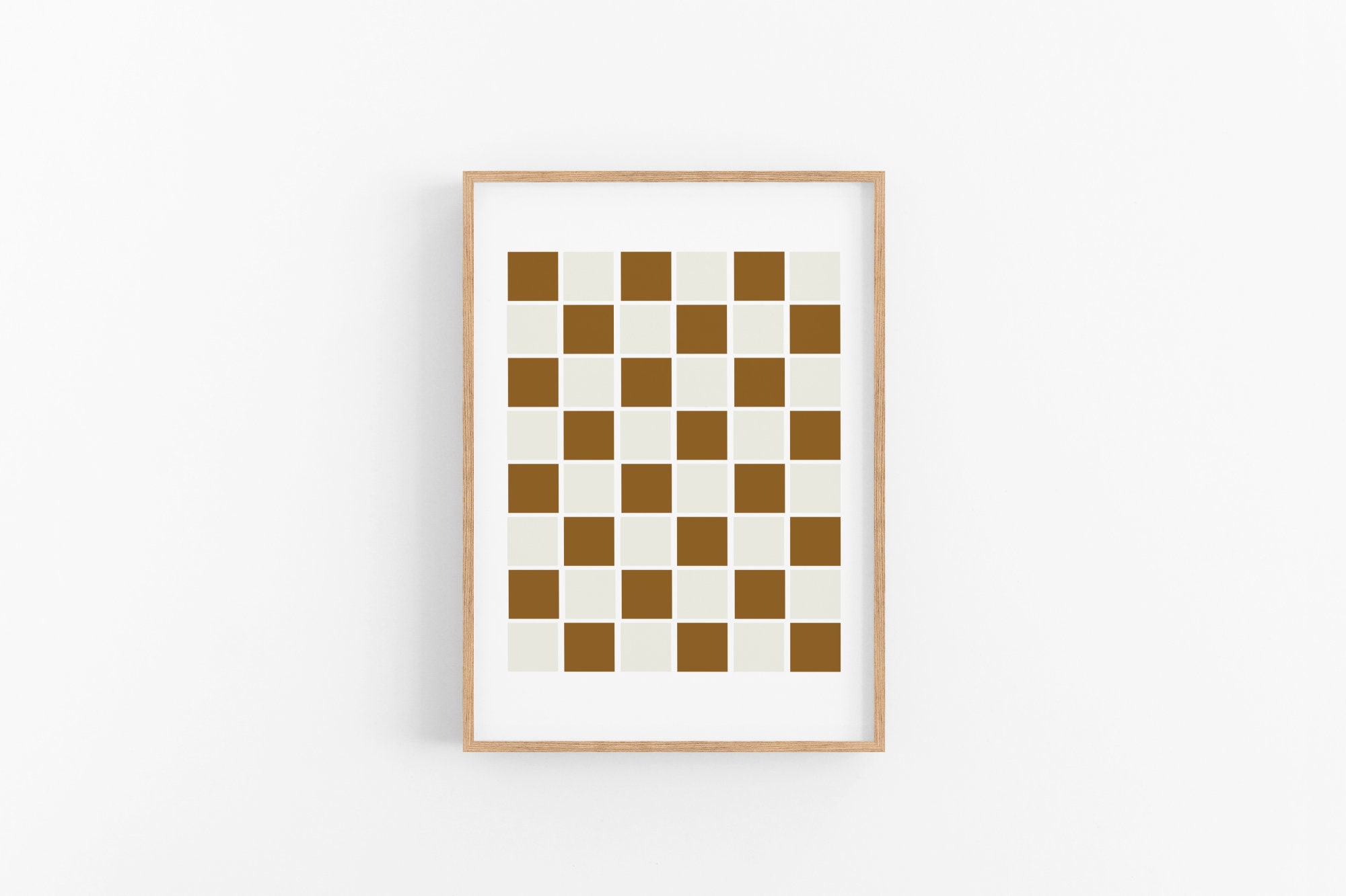 Checkerboard Printable Art Digital Download Trendy Wall - Etsy