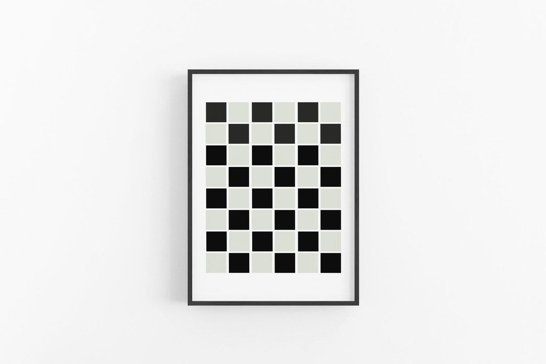 Checkerboard Print | Checkerboard | Digital Download | Trendy Wall Art ...