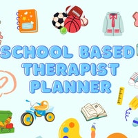 School Based Therapist Planner - Etsy