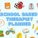 Customizable School Based Therapist Planner - Etsy