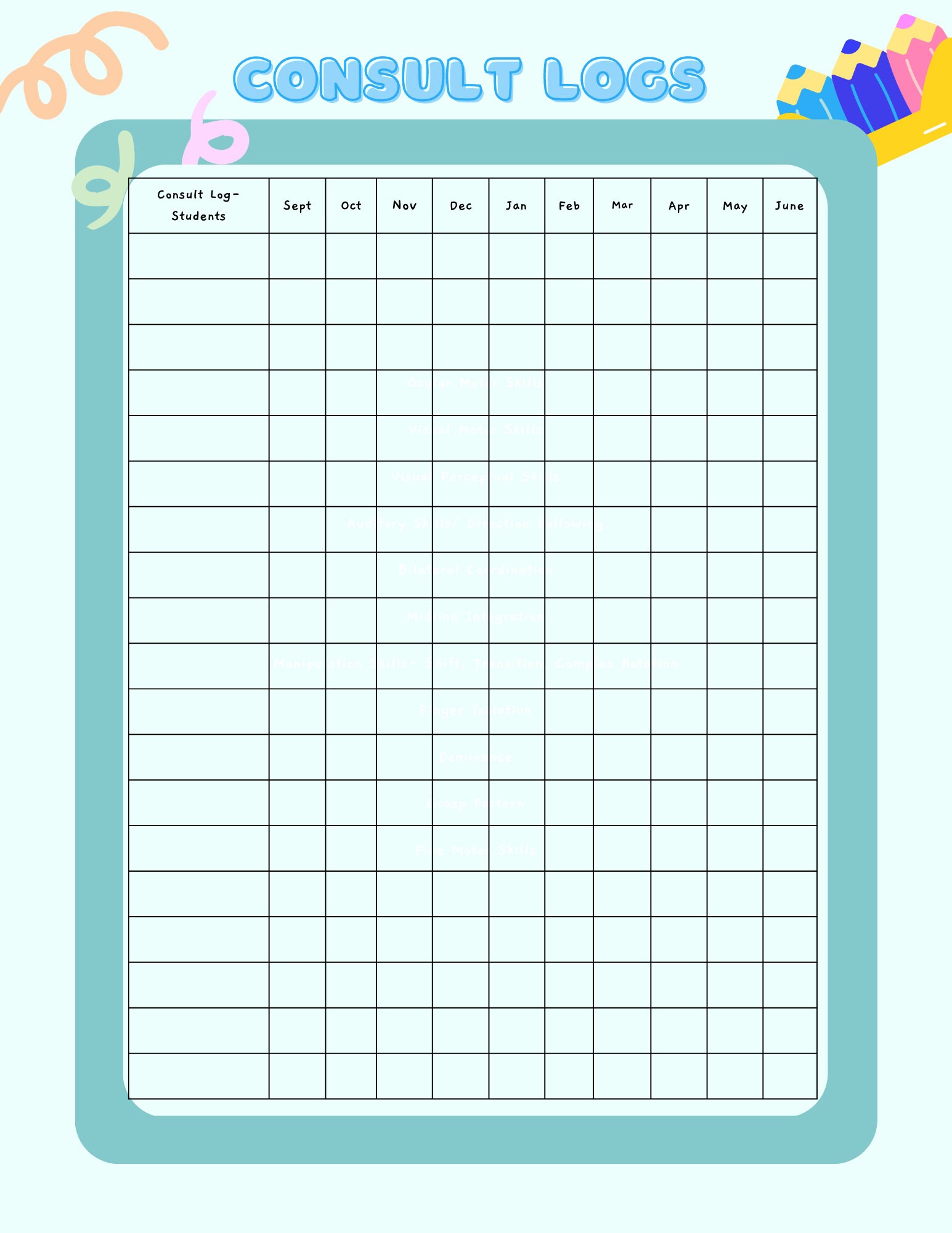 School Based Therapist Planner - Etsy