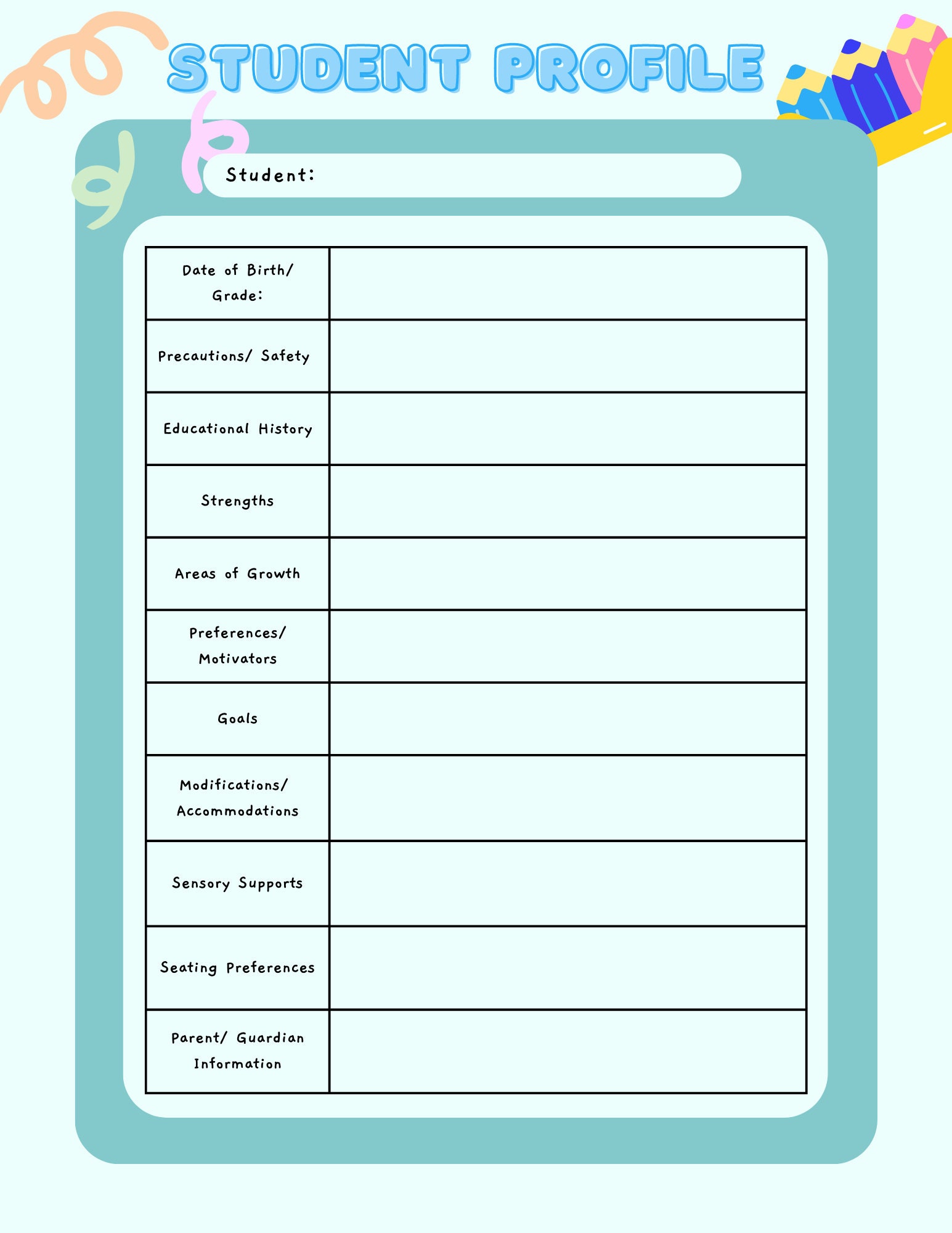 School Based Therapist Planner - Etsy