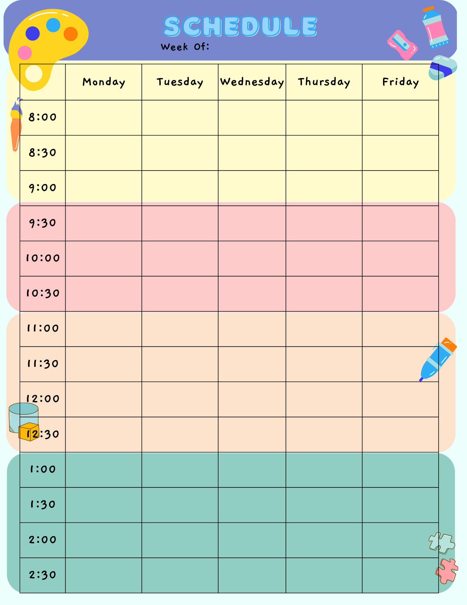 Customizable School Based Therapist Planner - Etsy