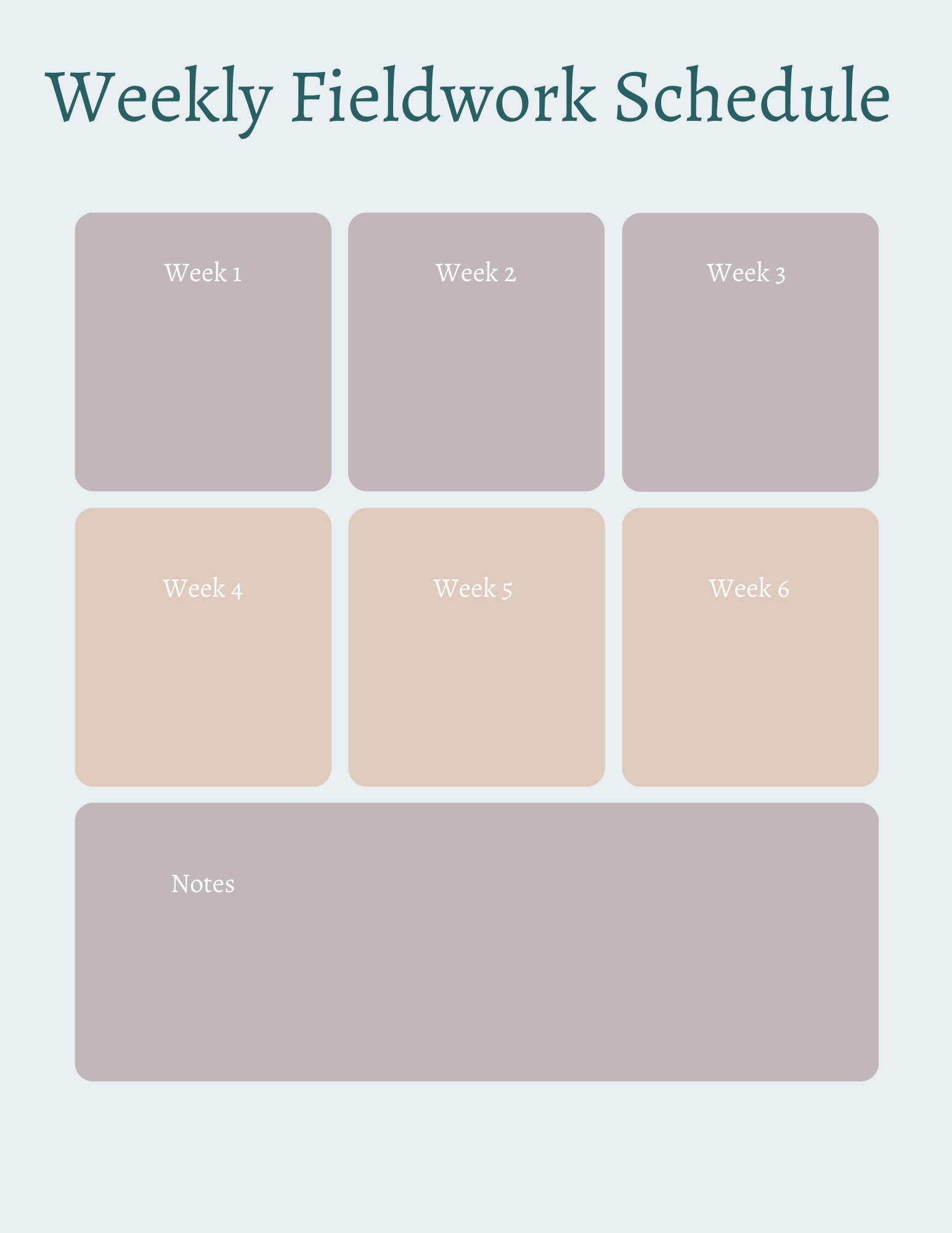 Occupational Therapy 12 Week Fieldwork Planner - Etsy