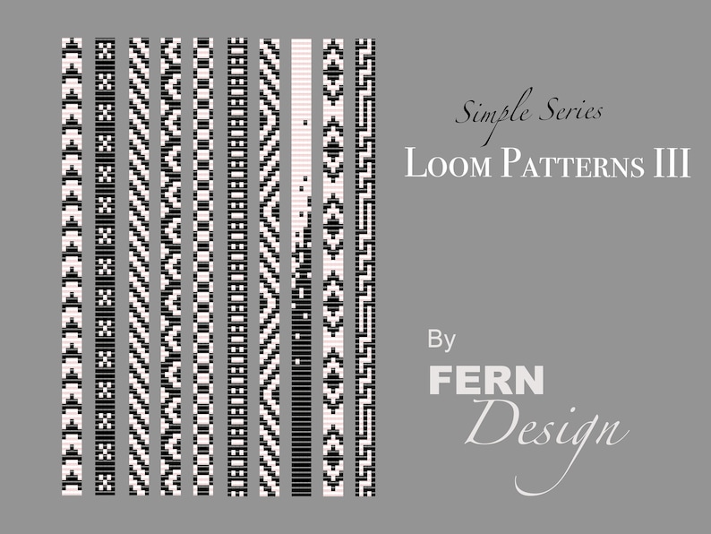 Simple Bead Loom Patterns for Beginners (version 3) - Thin and Two ...