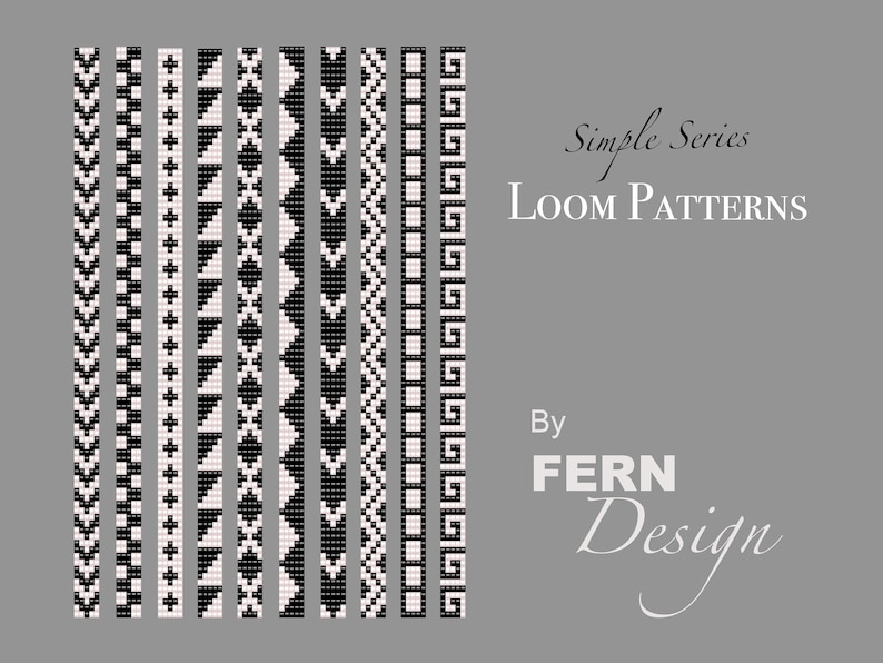 Simple Bead Loom Patterns for Beginners (version 1) - Thin and Two ...